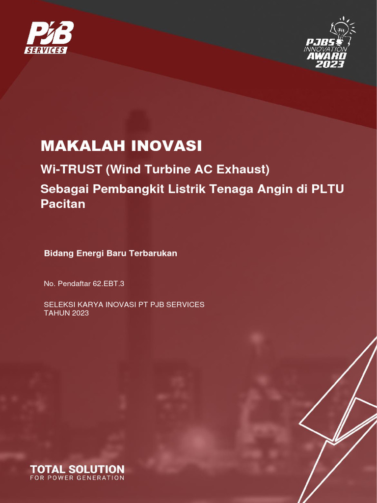 Wi-Trust PLTU Pacitan | PDF | Griya & Taman | Teknologi & Rekayasa
