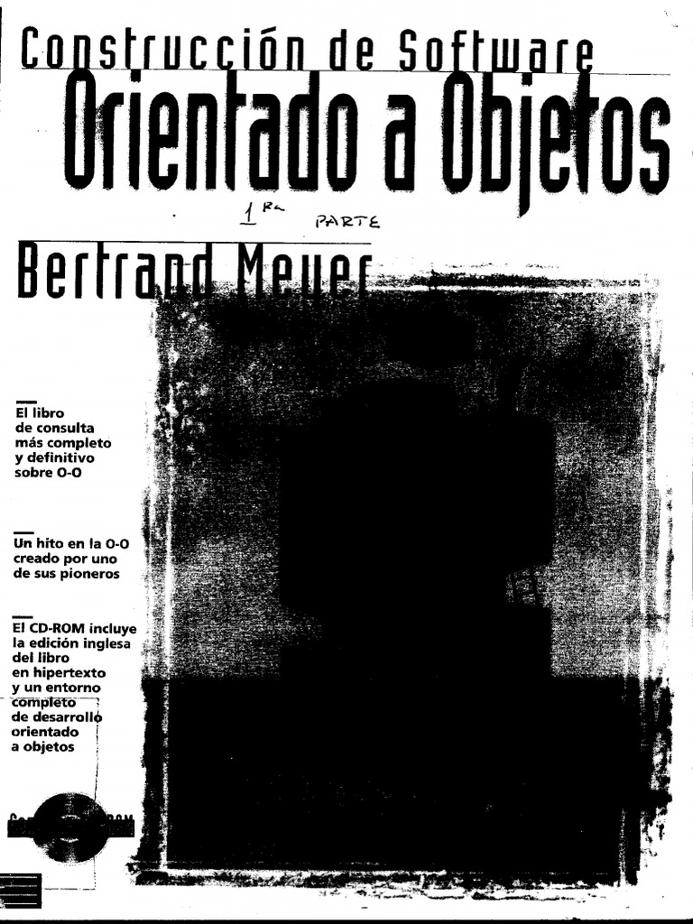 (BERTRAND MEYER) Construcción de Software Orientado A Objetos | PDF