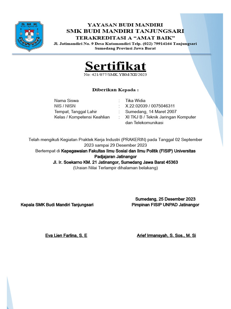 Tika Widia | PDF