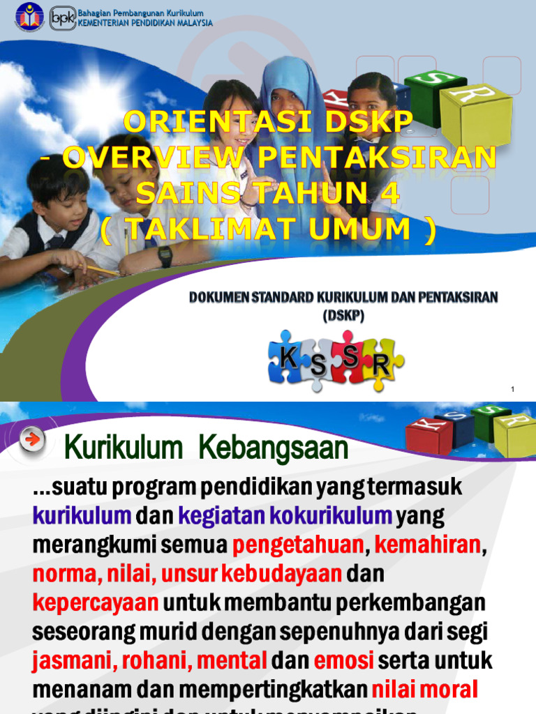 DSKP Overview Sains Tahun 4 PPT 19 Slide | PDF DSKP Overview Sains Tahun 4 PPT 19 Slide | PDF