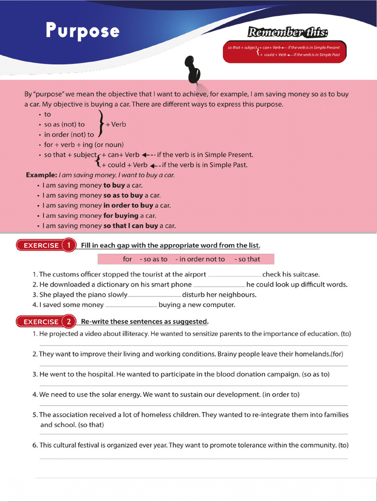 Expressing Purpose | PDF