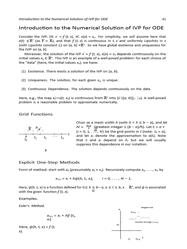 Numerical | PDF | Ordinary Differential Equation | Mathematical Physics