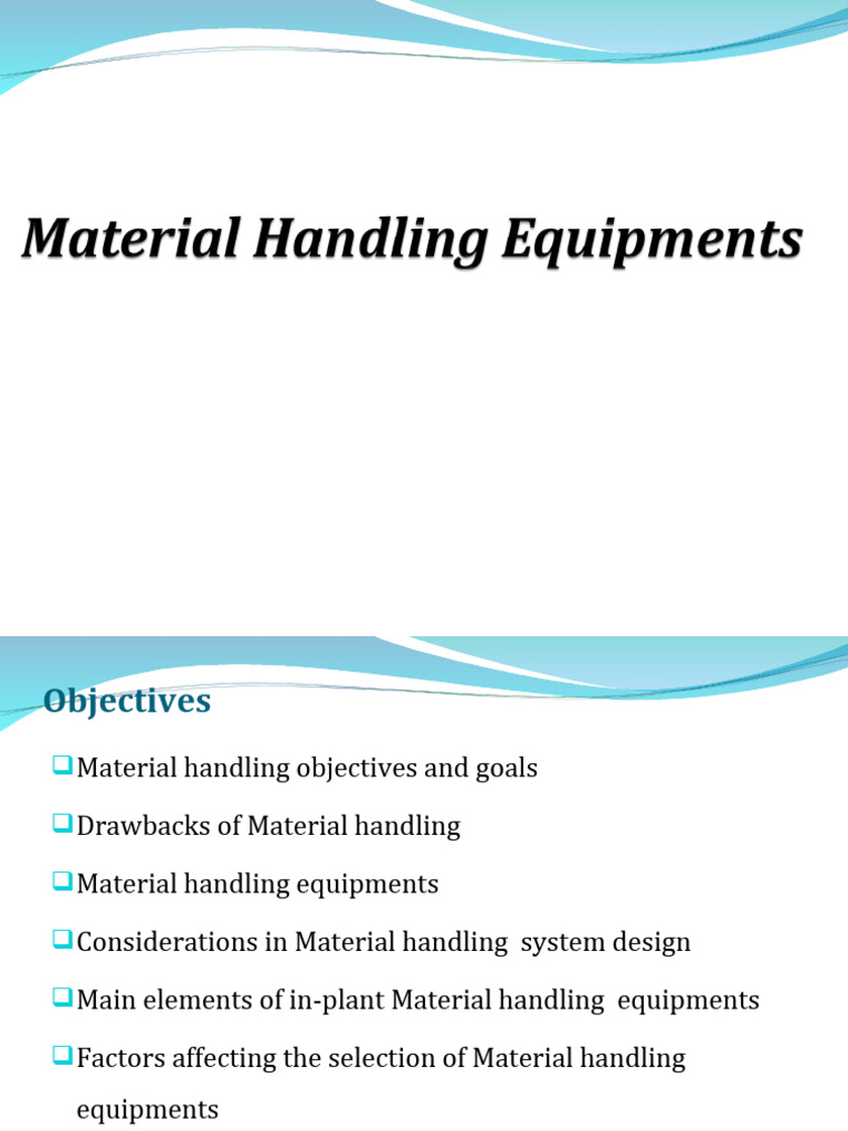 Handling and Transportation-1 | PDF | Belt (Mechanical) | Manufactured ...