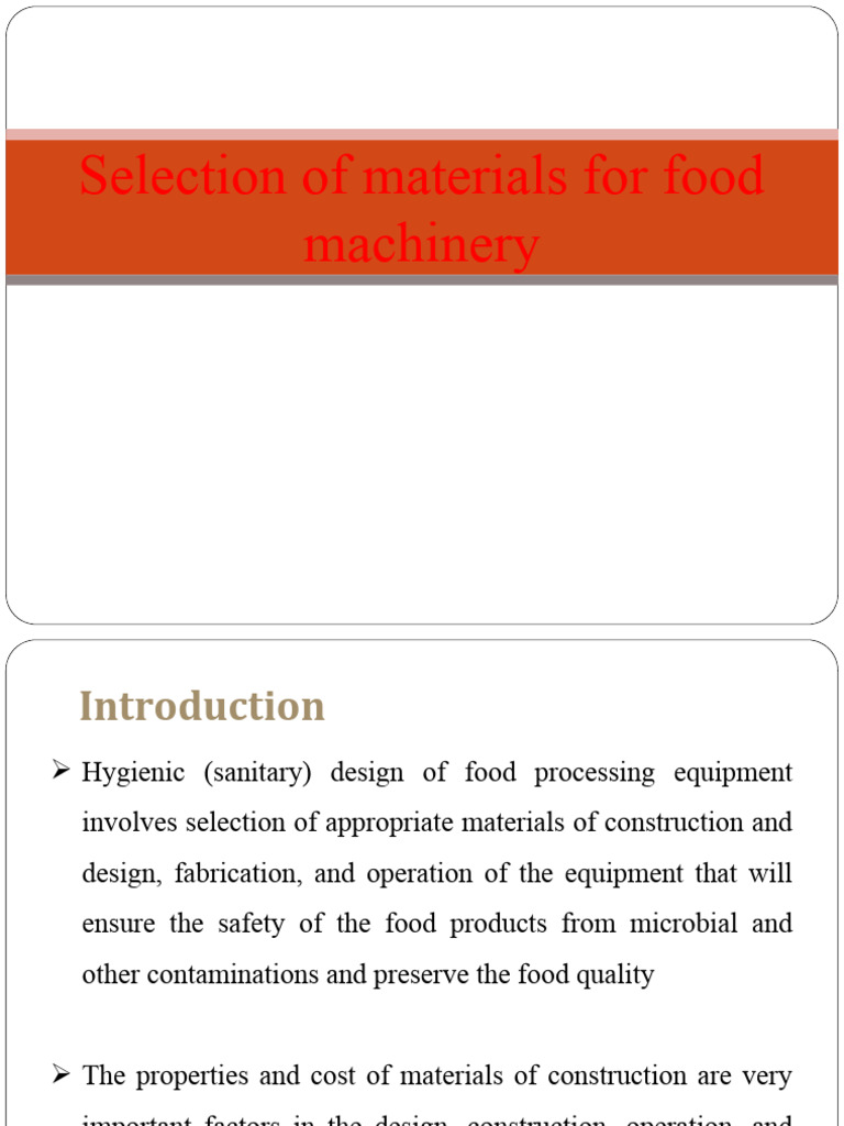 Selection of Materials For FPE | PDF | Stainless Steel | Steel