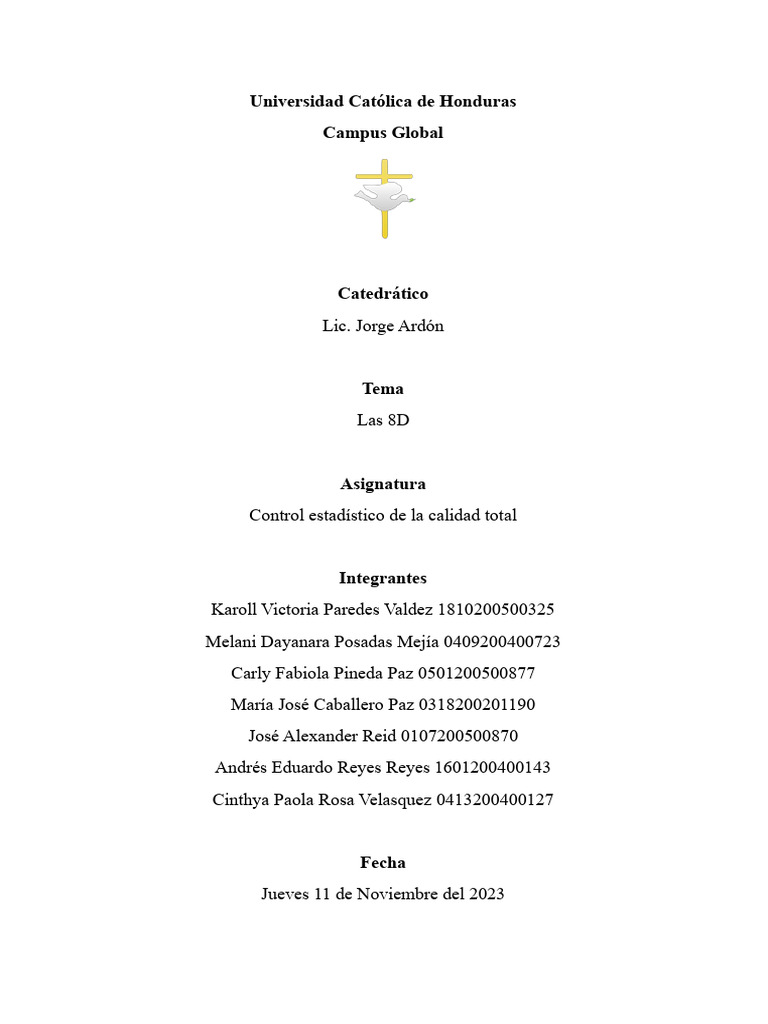 Informe Las 8Ds | PDF | Hospital