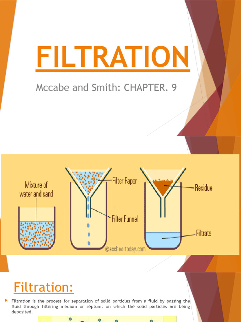 Filtration | PDF | Filtration | Chemistry
