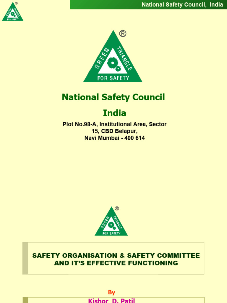 Safety Committee Functions in Factories Act | PDF | Occupational Safety ...