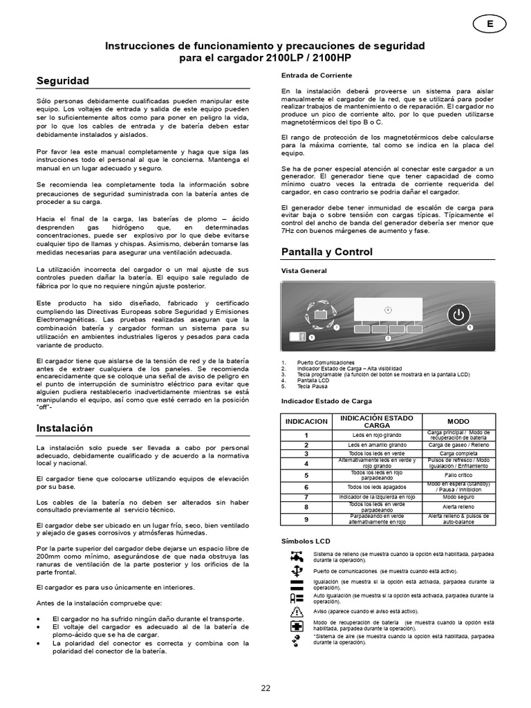 Cargador Bateria 2100 | PDF | Cargador de batería | Diodo emisor de luz