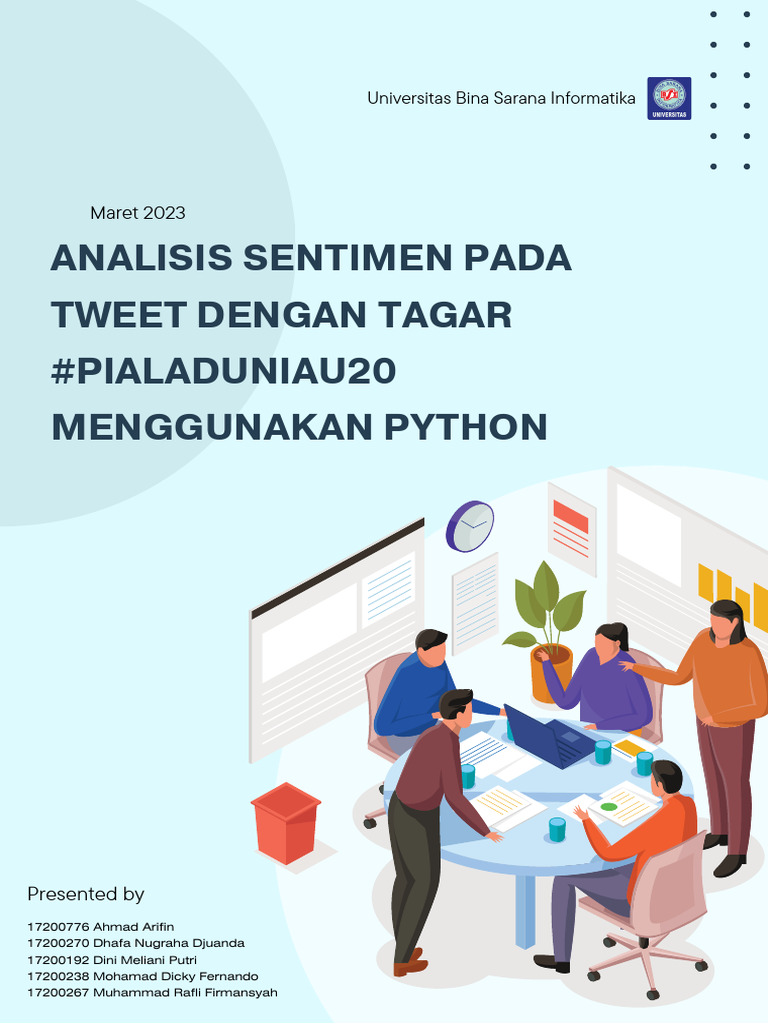 Proposal Analisis Sentimen Tweet Pada Twitter Dengan Mengguakan Python | PDF