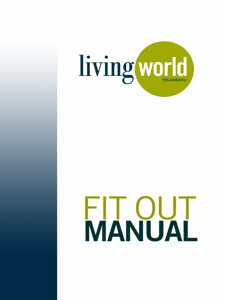 Panduan Manual Fit Out Living World | PDF