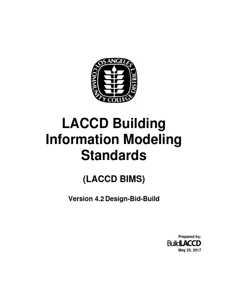 Laccd - Bims 4 2 DBB | PDF | Building Information Modeling | Autodesk Revit