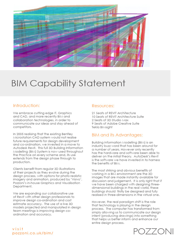 BIM Capability Statement | PDF | Building Information Modeling ...