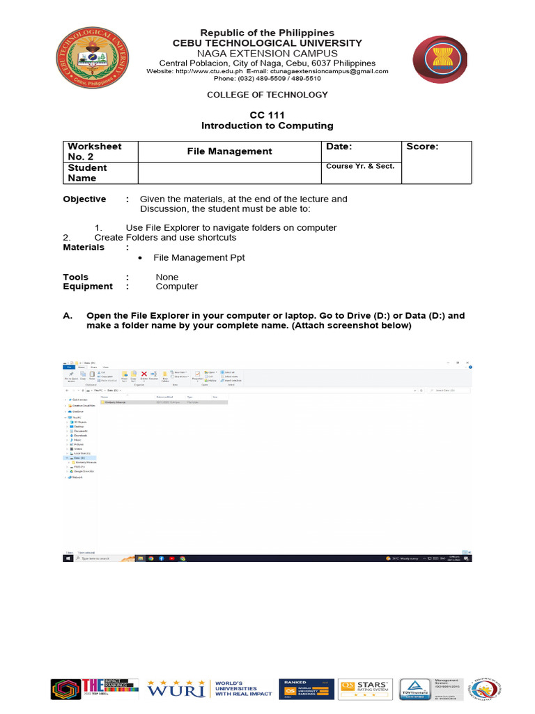 File Management Activity 2 | PDF