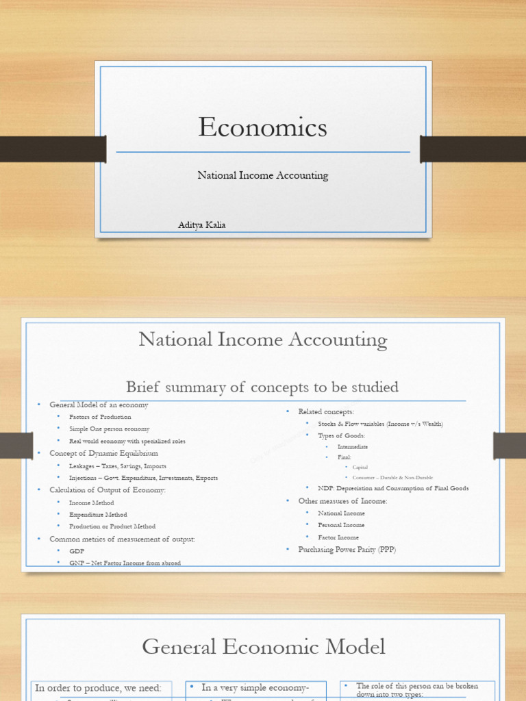 National Income Accounting | PDF | Gross Domestic Product | Income