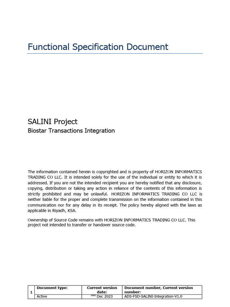 SALINI - Biostar2 Integration v1 | PDF | Database Transaction | Databases