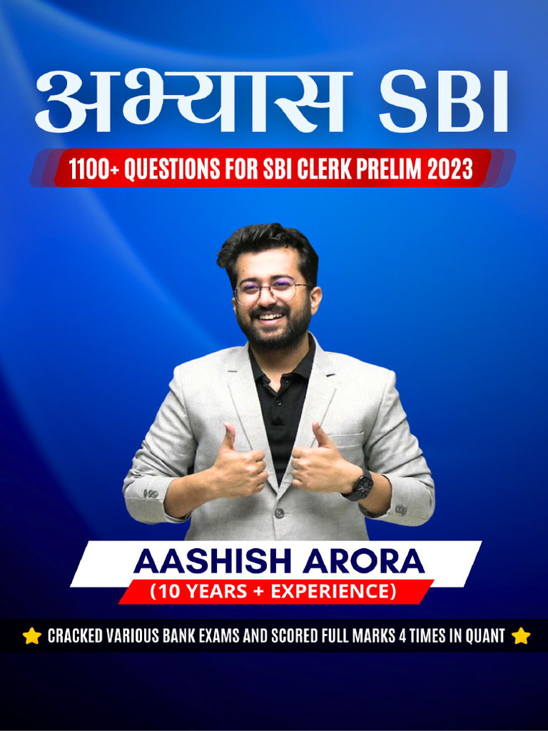 Abhyas SBI PDF by Aashish Arora | PDF