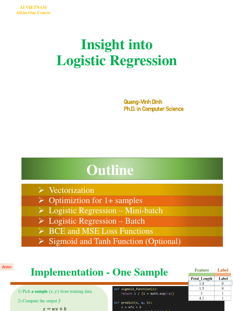Logistic Regression - Update - 2 | PDF | Regression Analysis | Logistic ...