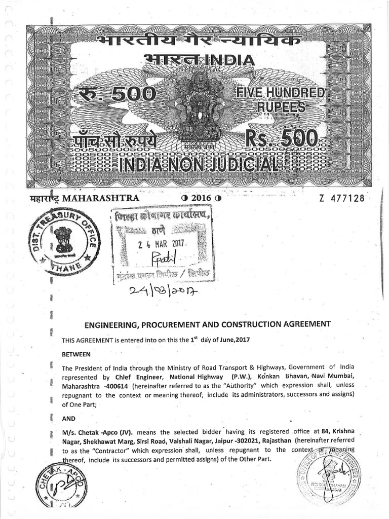 EPC Contract Agreement | PDF