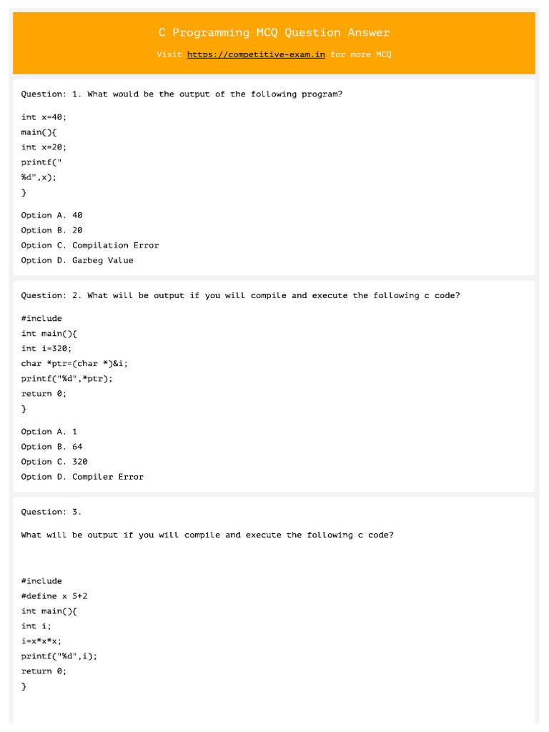 C Programming Pdf