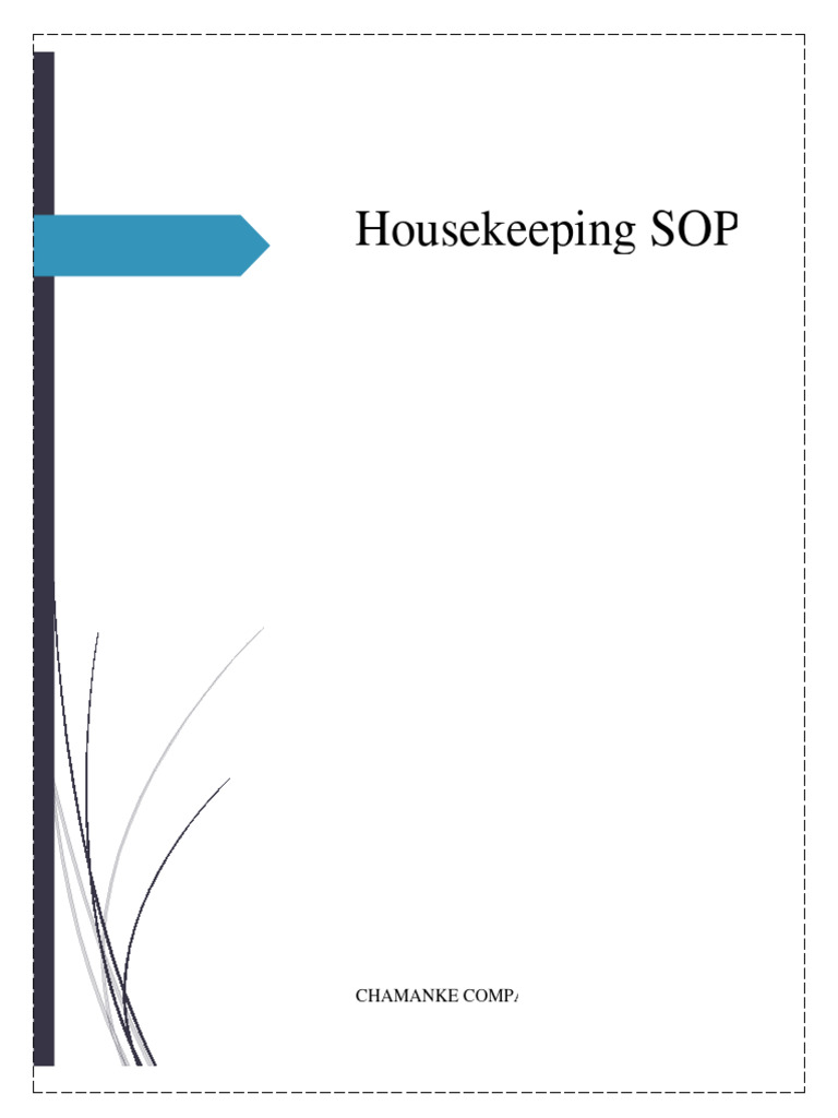12-SOP - Housekeeping Oct, 2023 | PDF