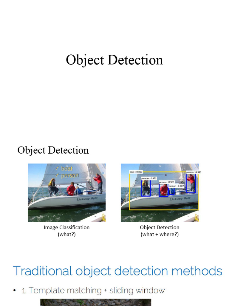 Object Detection Slides | PDF | Computer Vision | Computing