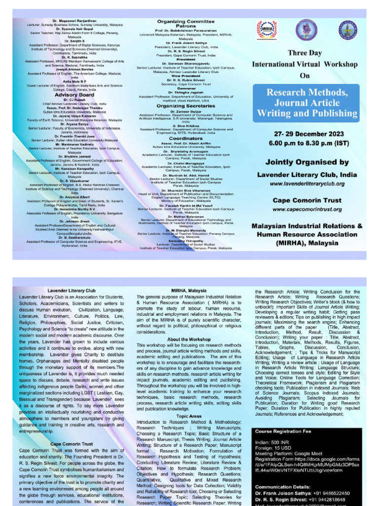 Research Methods, Journal Article Writing and Publishing | PDF