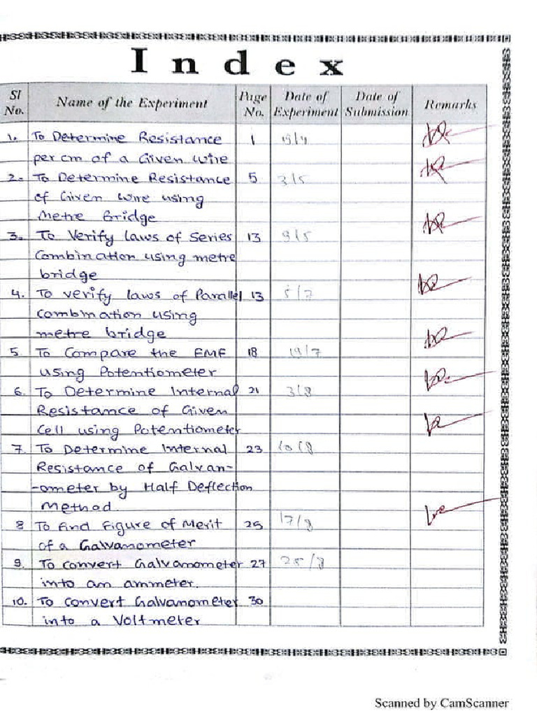 Physics Practical File With Readings Class 12 Cbse | PDF