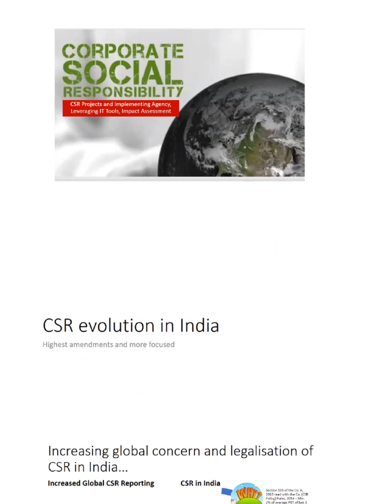 CSR Project Implementing - IT Tools - Impact Assessment | PDF
