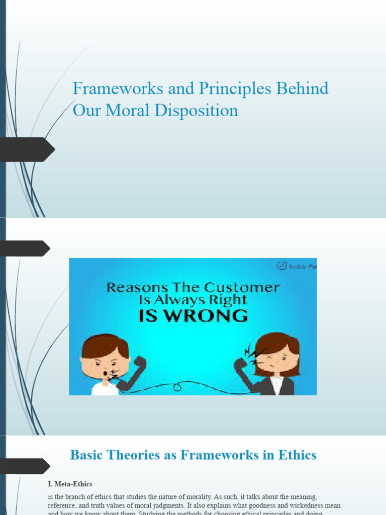 Frameworks and Principles Behind Our Moral Disposition | PDF | Thomas ...