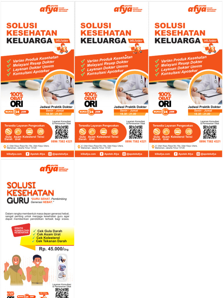 Brosur Kesehatan Guru | PDF