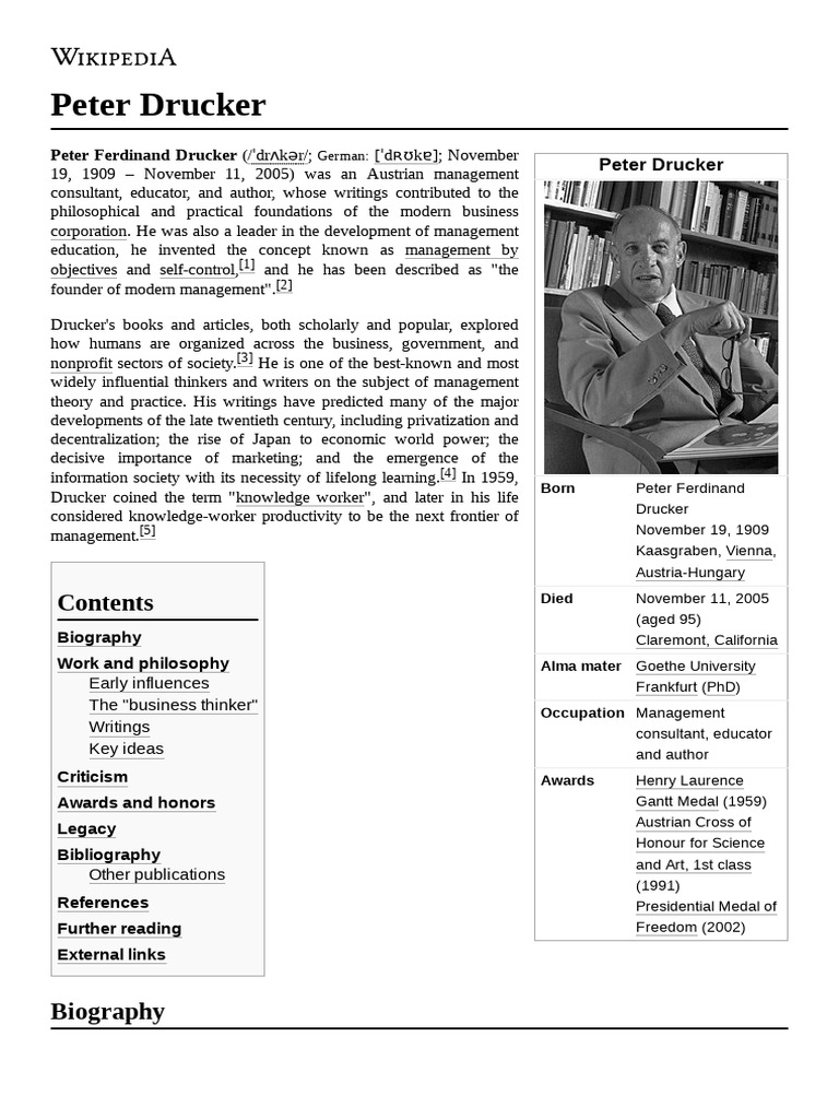 Peter Drucker | PDF