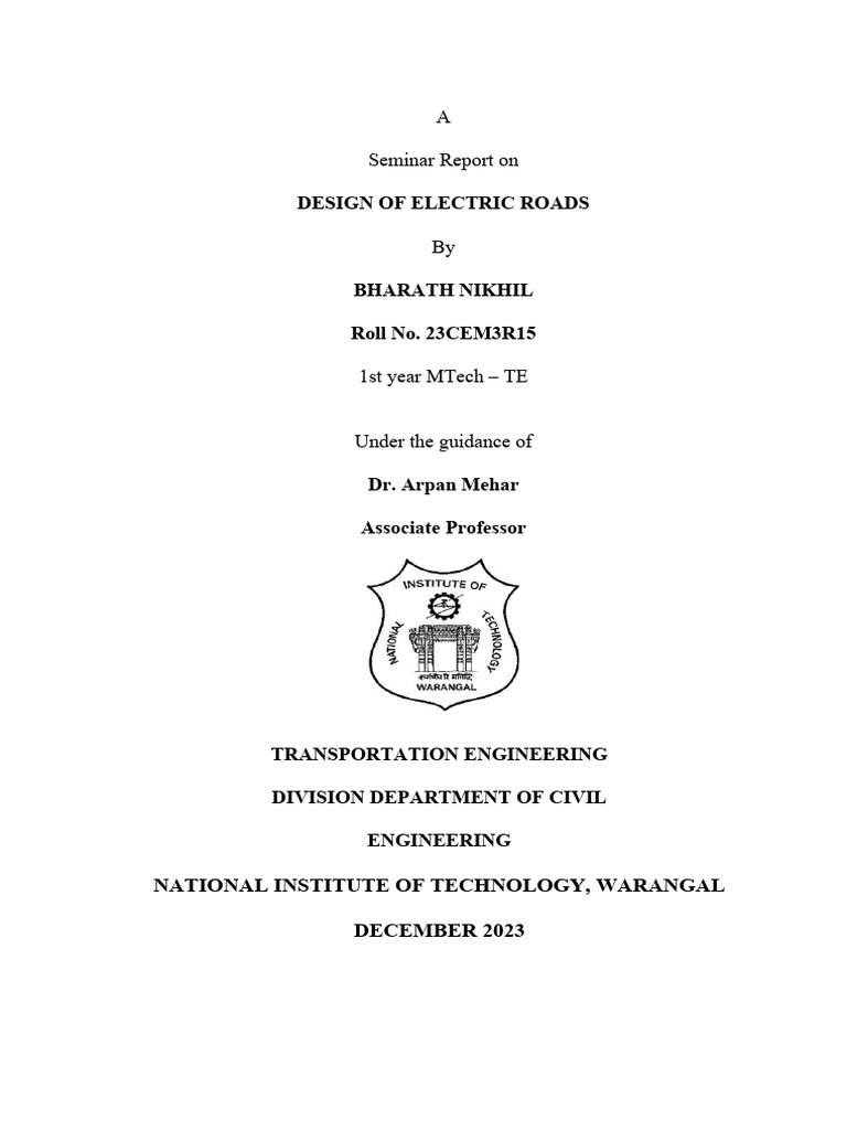 Nikhil Seminar Report Final | PDF | Business | Science & Mathematics