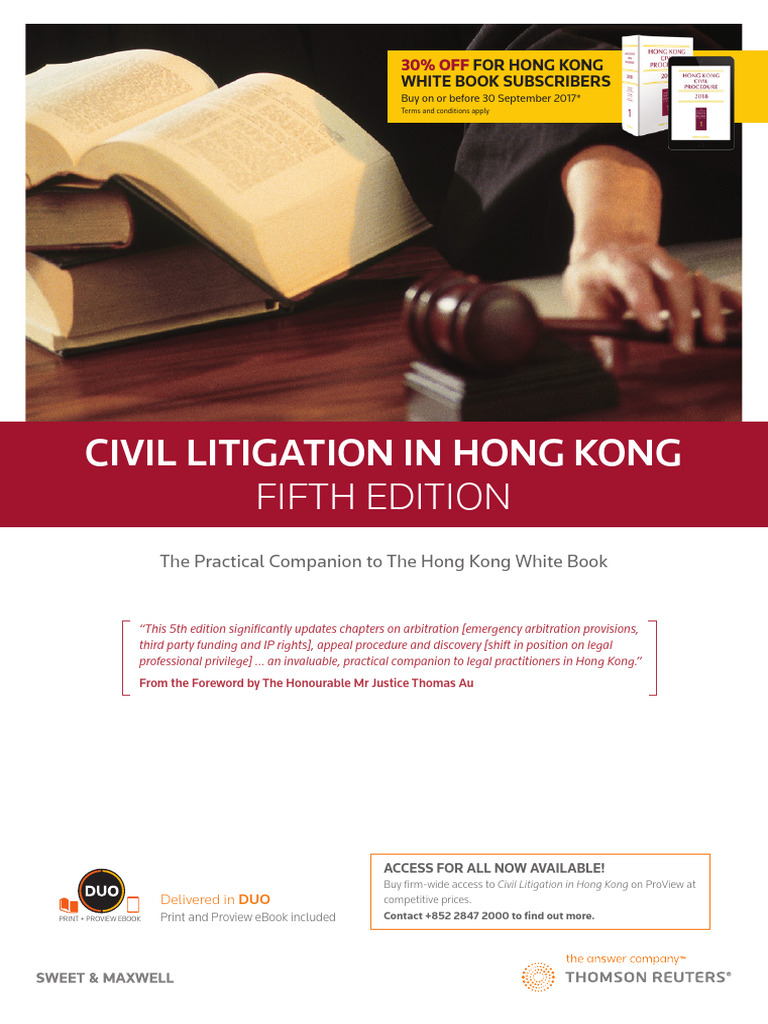 Civil Litigation HK Flyer | PDF | Lawsuit | Arbitration