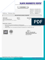 Typhoid Positive Report Format | PDF