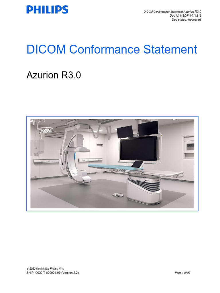 DICOM Conformance Statement | PDF | Interoperability | Information And ...