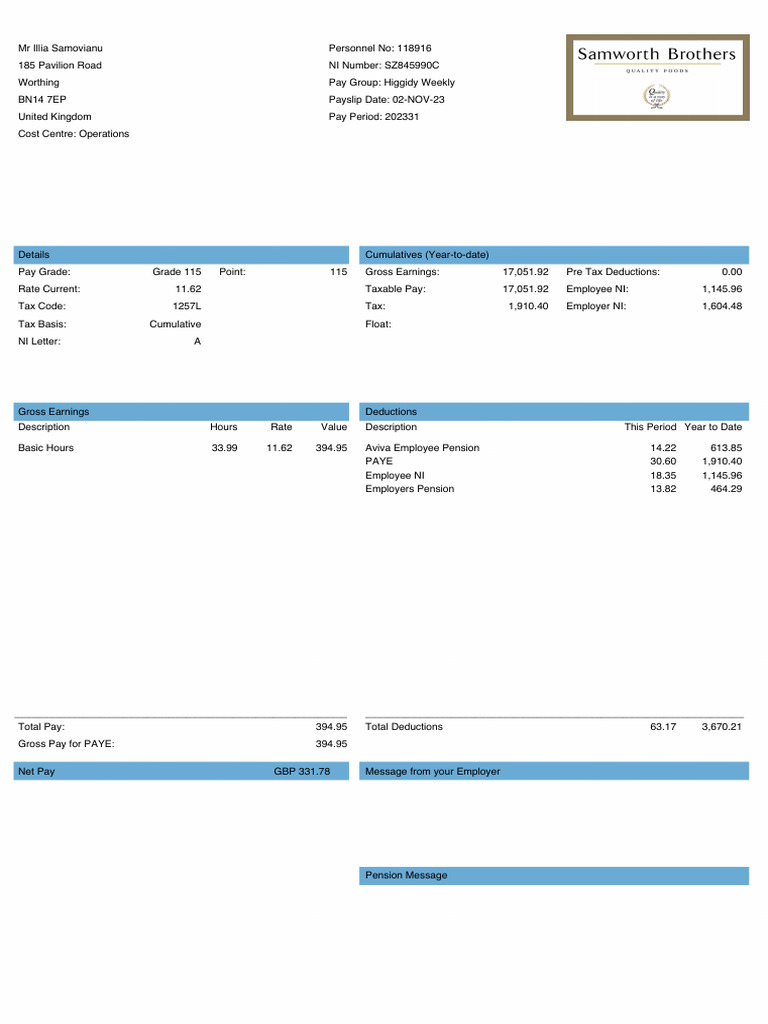Payslips | PDF | Taxes | Tax Deduction