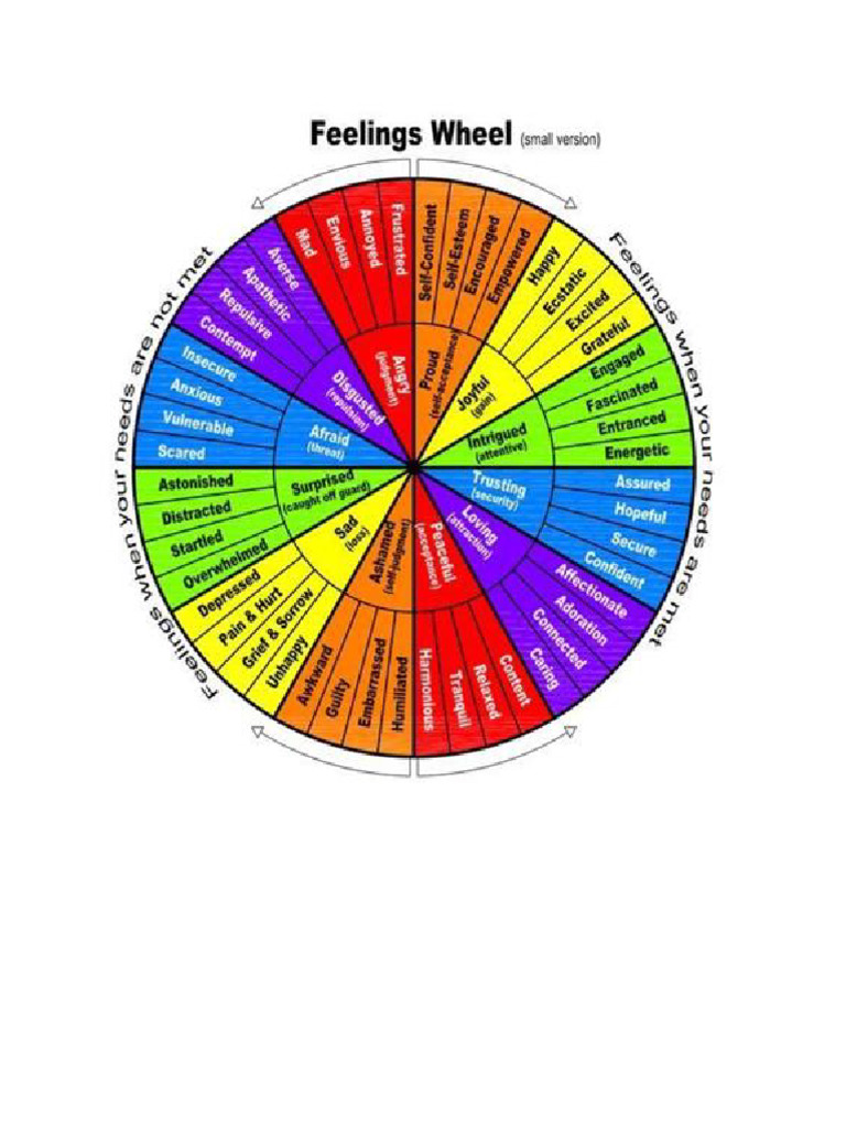 Feelings Wheel | PDF