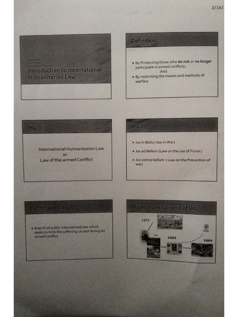 Introduction To IHL | PDF