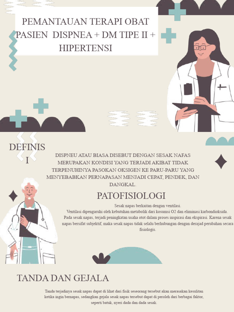 Pemantauan Terapi Obat Pasien Dispnea + DM Tipe II + Hipertensi | PDF | Pengembangan Diri