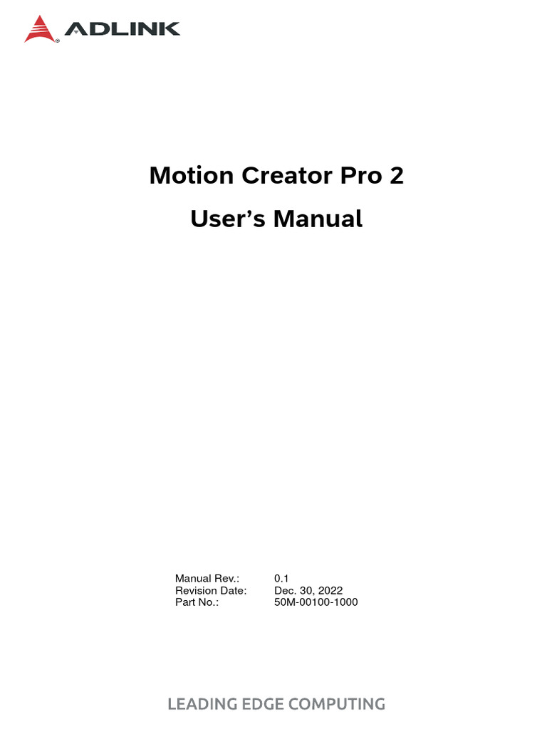 Motion Creator Pro 2 Functional User Manual English v0.1 | PDF | Icon (Computing) | Parameter ...
