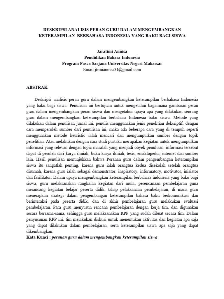 Tugas Artikel Psikologi Pendidikan Jaratimi Annisa | PDF