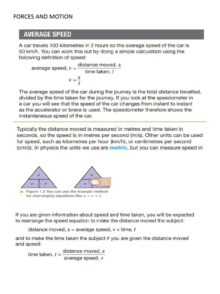 Forces and Motion | PDF | Friction | Force