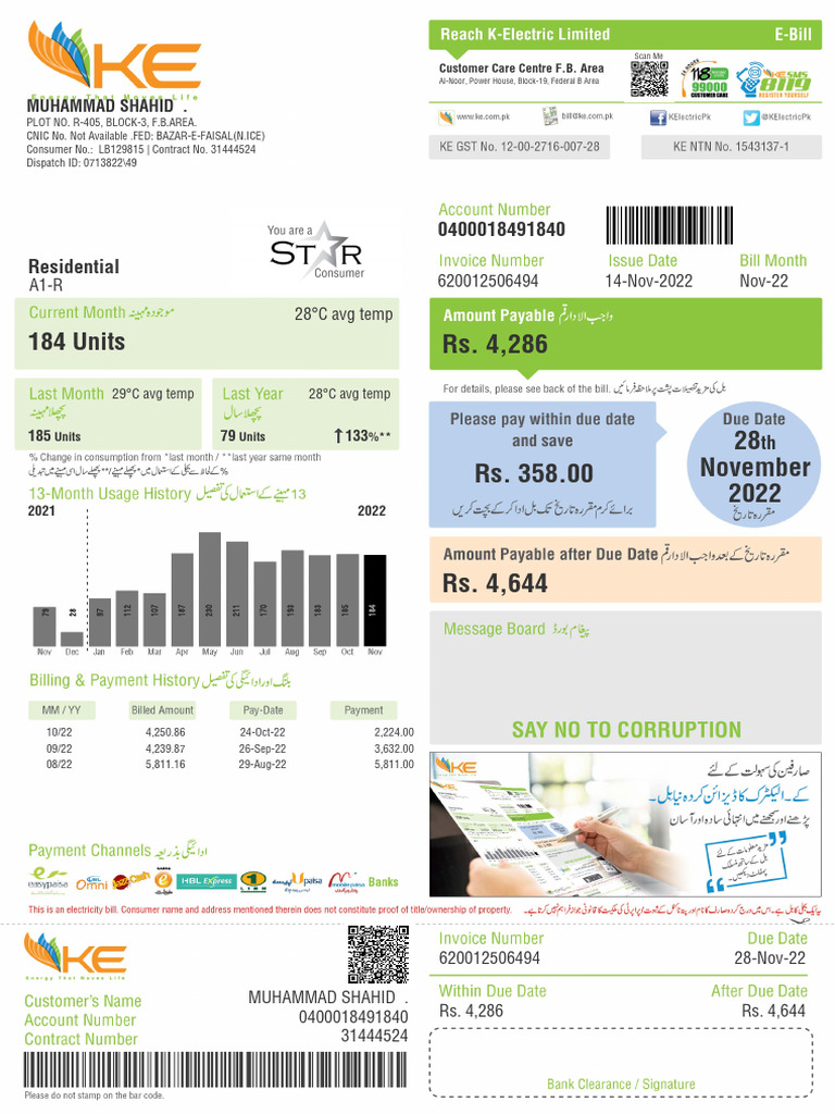 184 Units: Muhammad Shahid | PDF | Fee | Government