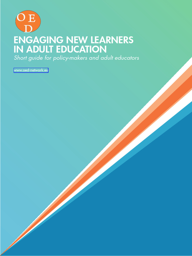 Oed - Engaging New Learners in Adult Education | PDF | Adult Education ...