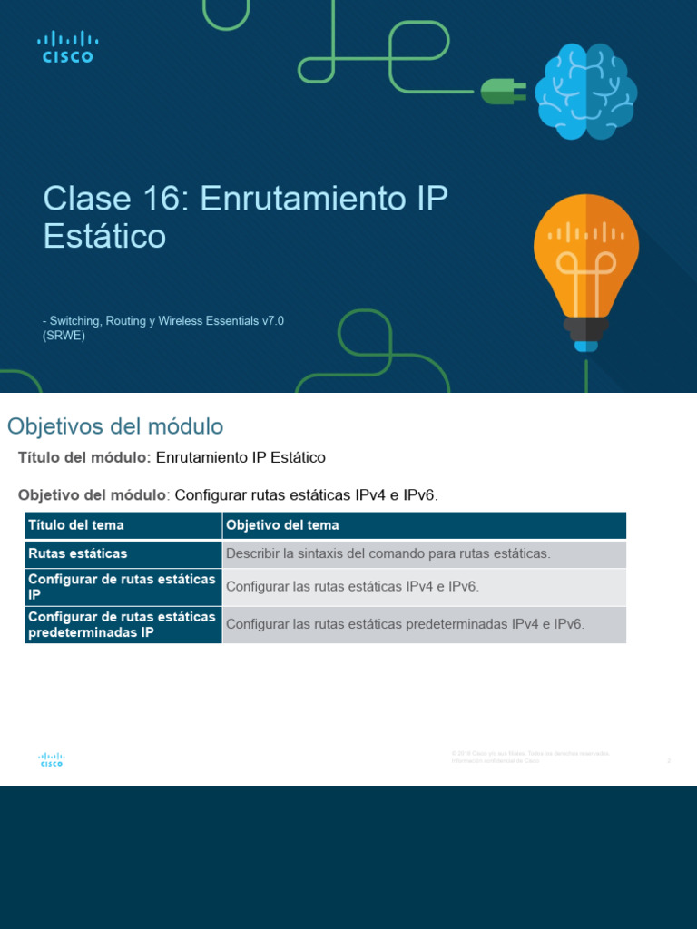 Clase 16 | PDF | Enrutador (Computación) | Yo Pv6