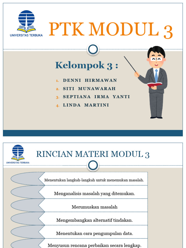 PTK Kelompok 3 Modul 3 | PDF | Karier & Perkembangan