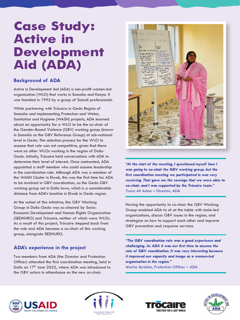 ADA Case Study | PDF | Leadership | Wash