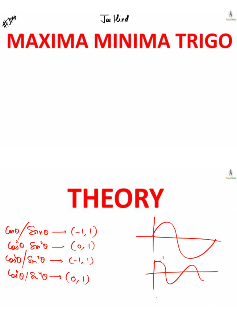 MAX MIN TRIGO Qa | PDF