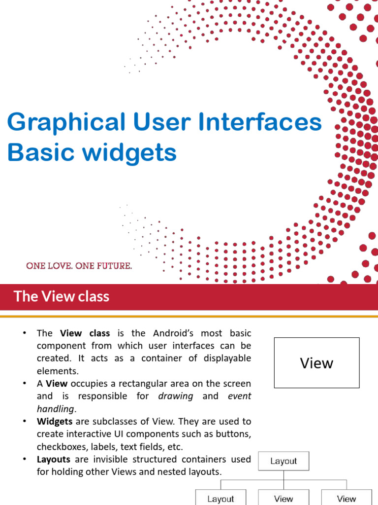 Lesson 5 - Supplement 1 - Basic Widgets | PDF | Icon (Computing ...