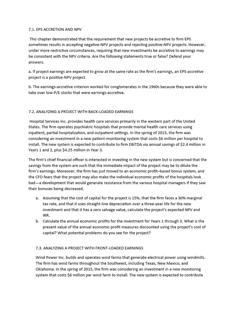 Topic 6 Questions | PDF